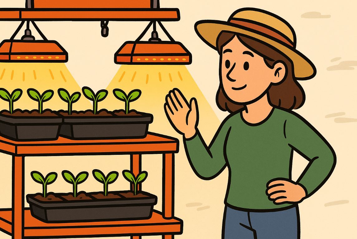 How To Use Grow Lights For Seedlings - The Ultimate Guide! - Kouponing ...