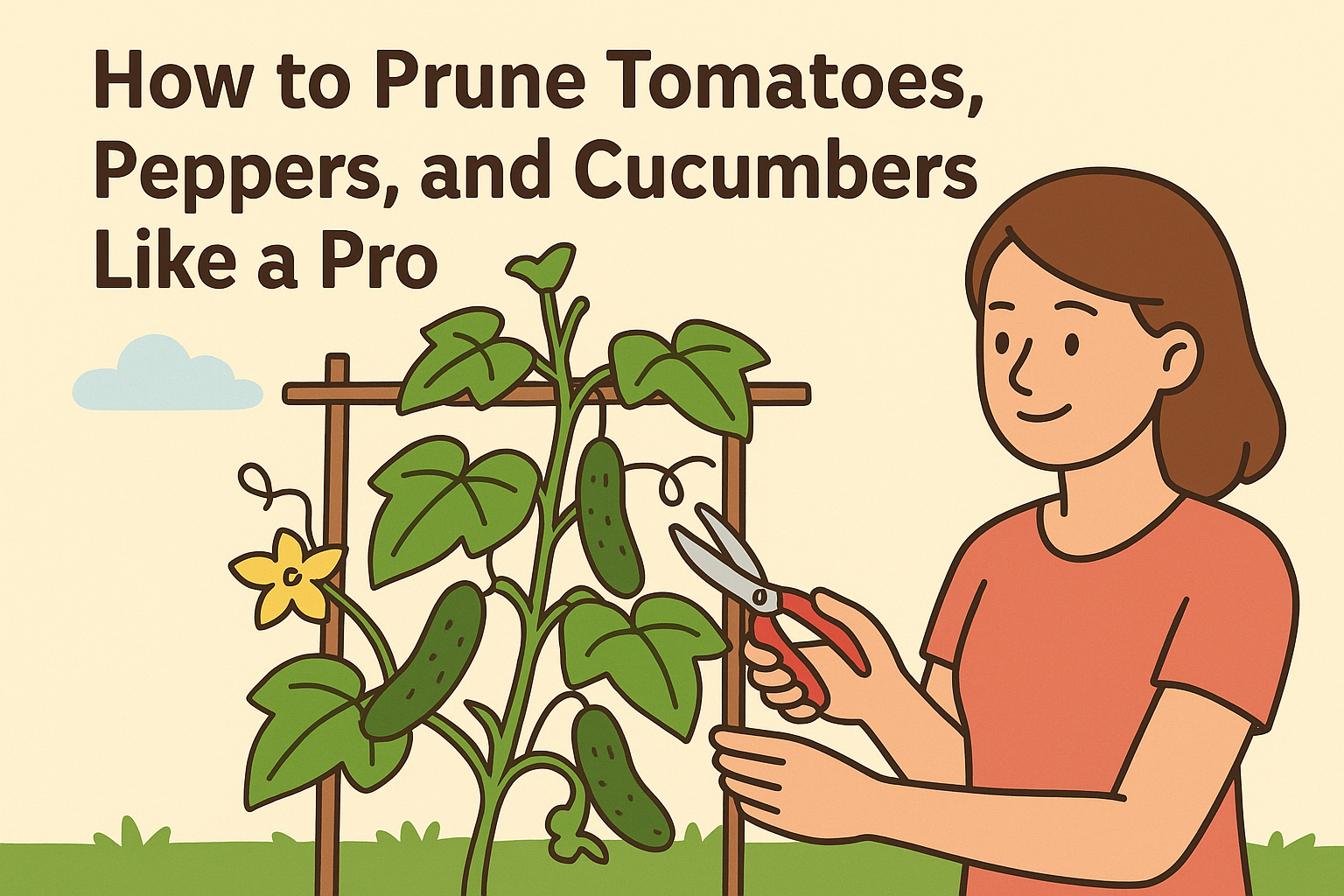 The Ultimate Guide On How to Prune Tomatoes, Peppers, and Cucumbers Like a Pro!!! - Kouponing ...